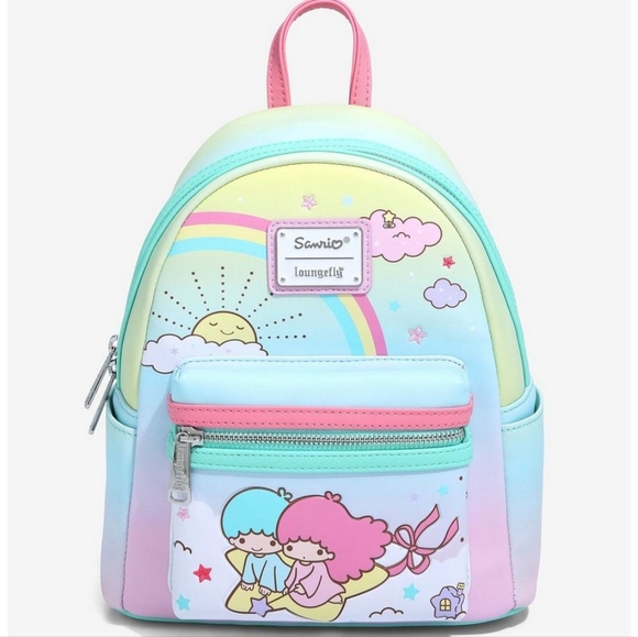 Loungefly | Bags | Loungefly Sanrio Little Twin Stars Rainbow Mini ...